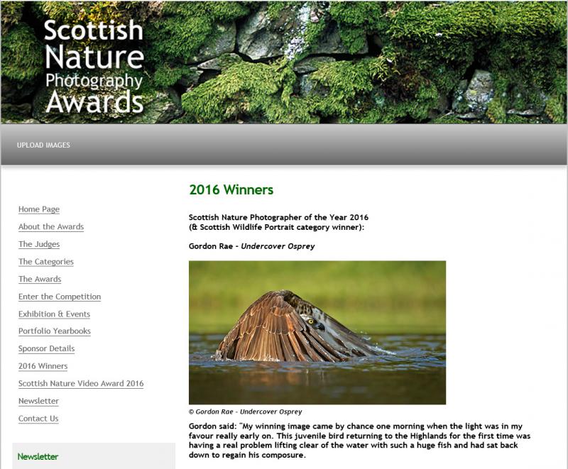 Gordon Rae is Scottish Nature Photographer of the Year 2016 | Scottish ...